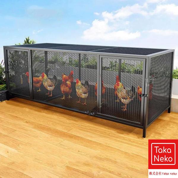 鶏 ケージ 室内 屋外 ステンレス 大型角管高密度メッシュ うずら 鶏小屋 モルモット 兎 カバー付き 大きい 鶏舎 鳩小屋 大型 小動物 フェレットケージ ハリネズミ 飼育小屋 農村ルチンケージイタチ防止