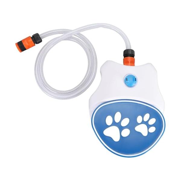 足で起動する犬用噴水水ボウル: 毛皮で覆われたお友達の足でペットの水飲み場を起動します。ペットが大きなペダルを踏むたびに、丈夫なプラスチック製の噴水がペットに水を提供します。ステップオンドッグファウンテンは、足のデザインのペダルを踏むように...