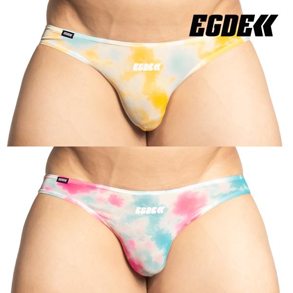 【発売日：2025年08月08日】絞り染めから着想を得たアイテム『TIE-DYE』 スーパーローライズ ビキニが登場！にじむような独特の風合いは、まるでかき氷のシロップのようなデザイン夏らしさを感じる、涼しげなイエローとピンクの2色展開です...