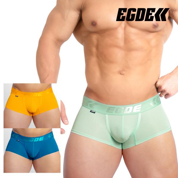 【発売日：2025年06月24日】サマーカラーで彩る、魅力あふれる新ラインナップ『RAVE』スーパーローライズ ショートボクサーの登場！フロントのパイピングも同色で揃えたワントーンアイテム4cm幅のマットなウエストゴムに、さりげなく輝くツヤ...