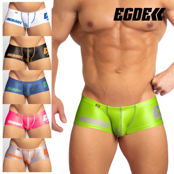 【発売日：2025年10月21日】色で遊び、魅せる、注目を集め続ける人気シリーズ『REBOOT RE』スーパーローライズ ボクサーパンツの登場！全方向視線を引きつけるEGDE≪らしさ全開なアイテムロゴやテキストの色にこだわり、魅力を引き立て...