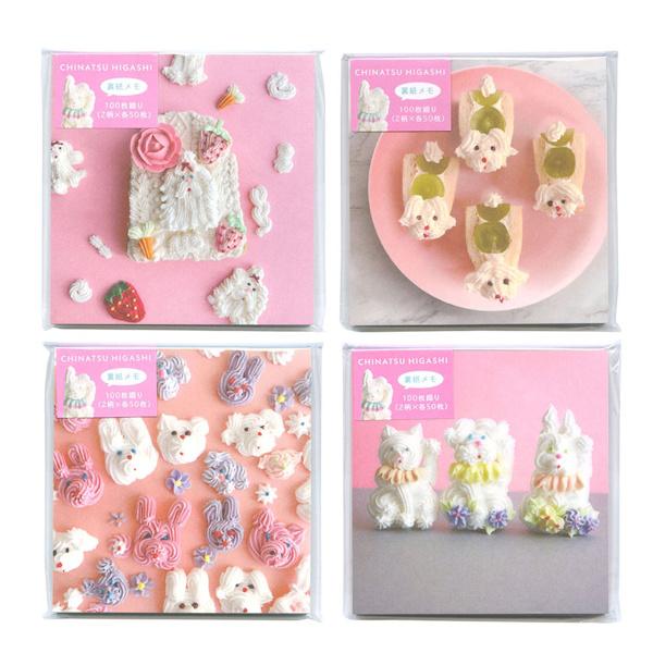 包装紙のように薄く、ツルツルとした質感がどこか懐かしい裏紙メモですクリームやお砂糖でできた色あざやかな作品たちが、使うたびに気分まで明るくしてくれます小さなものを包んで贈ったり、切り取って手帳などのデコにお使いいただくのもおすすめですこちら...