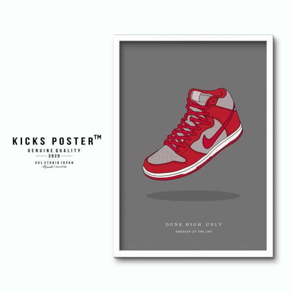 スニーカーポスターキックスコレクショングラフィックアーティストのNanashi氏がスニーカーをストリートに仕上げたアートポスターです♪ポスターフレーム付きなので届いたらすぐに壁に飾れます(^^)ファッションや音楽だけではなく、インテリアまで...