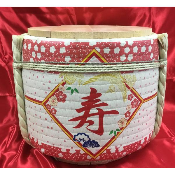 レンタル　1斗型ステンレスボウル入り寿飾り樽で鏡開きは如何ですか？新品の綺麗な樽で場が盛り上がります、2泊3日のレンタルです。(沖縄には発送出来ません)ご使用日前日お届け、翌日使用その翌日着払いで発送して下さい。送料は往復分です。ヤマト運輸...