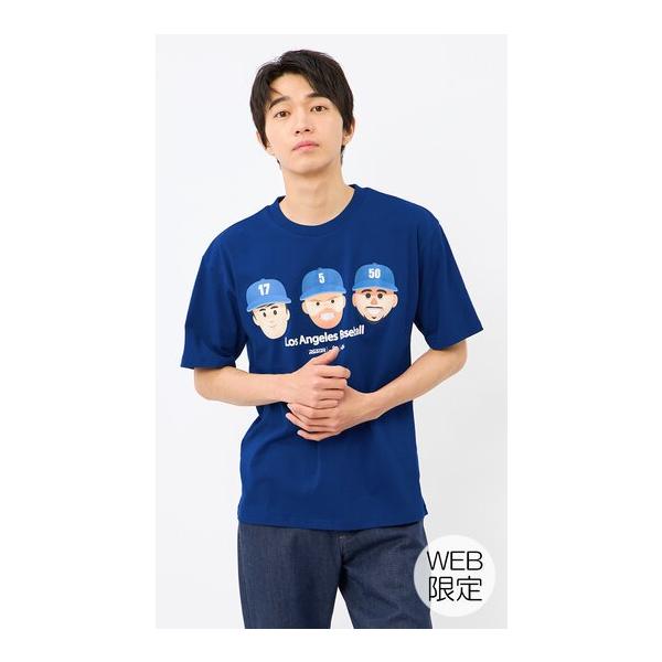 【仕様】半袖、クルーネック【色】ブルー系【柄】無地【機能】ウォッシャブル【着用シーズン】春夏【素材】本体、綿:100%、リブ部分、綿:100%【サイズ】M、L、LL