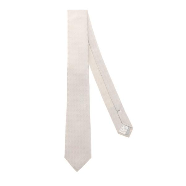 【仕様】全長:約143cm、大剣幅:約6.5cm【色】シルバー系【柄】チェック【ブランド】A【素材】シルク:60%、ポリエステル:40%、(スリット糸使用)【サイズ】3