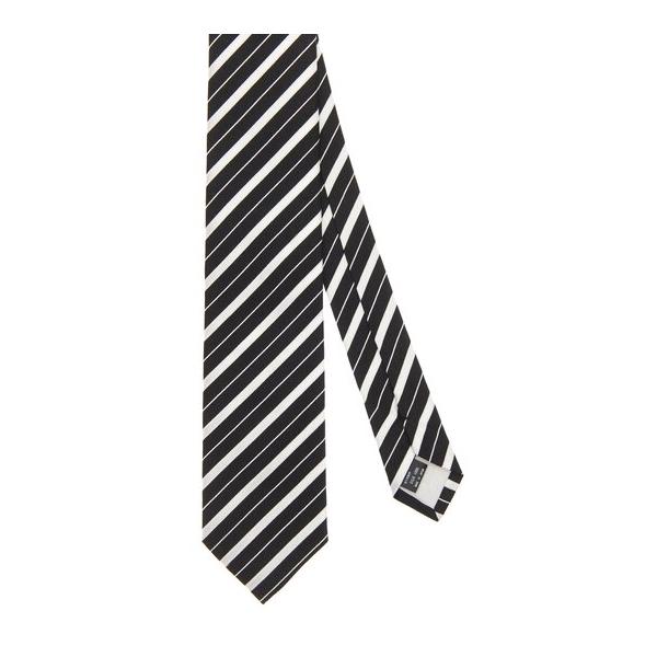【仕様】全長:約143.0cm、大剣幅:約8.0cm【色】ブラック系【柄】ストライプ【ブランド】Savile Row【素材】シルク:100%