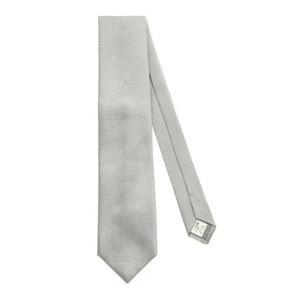 【仕様】全長:約143cm、大剣幅:約8cm【色】シルバー系【柄】ヘリンボーン【ブランド】Savile Row【素材】シルク:57%、綿:43%