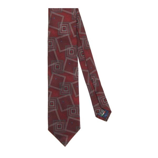 【仕様】全長:約143cm、大剣幅:約8cm【色】レッド系【柄】ジオメトリック【ブランド】HILTON【素材】シルク:100%【サイズ】5