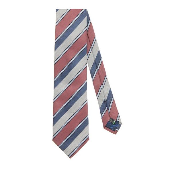 【仕様】全長:約143cm、大剣幅:約8cm【色】レッド系【柄】ストライプ【ブランド】HILTON【素材】シルク:100%【サイズ】9