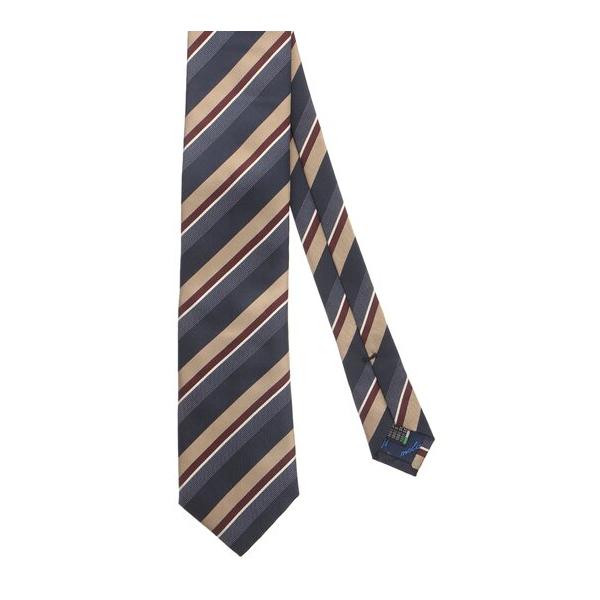 【仕様】全長:約143cm、大剣幅:約8cm【色】ベージュ系【柄】ストライプ【ブランド】HILTON【素材】シルク:100%【サイズ】9