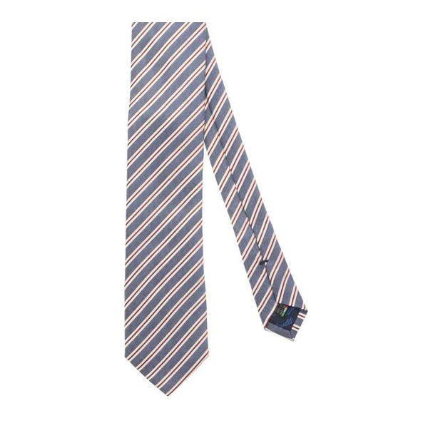 【仕様】全長:約143cm、大剣幅:約8cm【色】ネイビー系【柄】ストライプ【ブランド】HILTON【素材】シルク:100%【サイズ】9