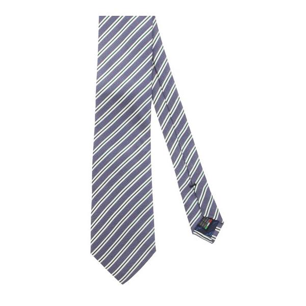 【仕様】全長:約143cm、大剣幅:約8cm【色】ネイビー系【柄】ストライプ【ブランド】HILTON【素材】シルク:100%【サイズ】9