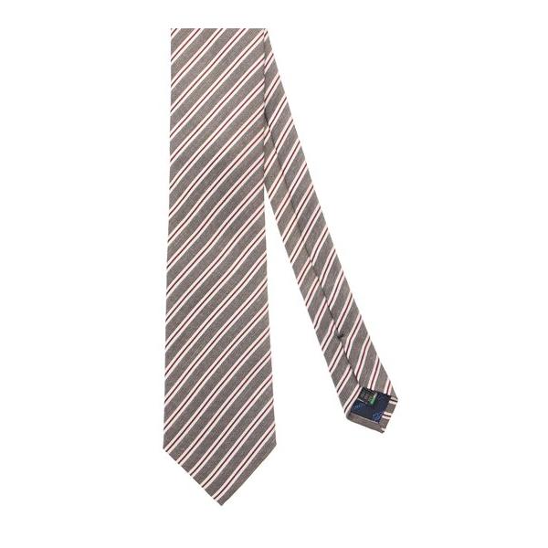 【仕様】全長:約143cm、大剣幅:約8cm【色】ブラウン系【柄】ストライプ【ブランド】HILTON【素材】シルク:100%【サイズ】9