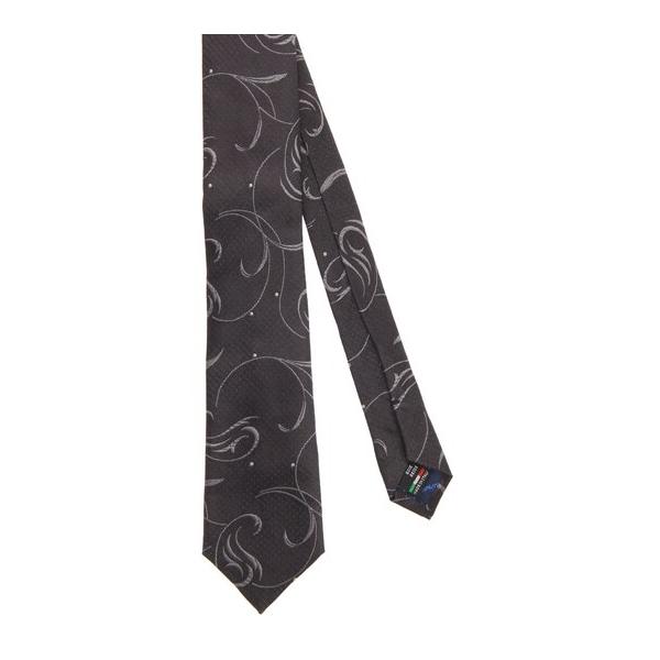 【仕様】全長:約143.0cm、大剣幅:約8.0cm【色】グレー系【柄】ペイズリー【ブランド】HILTON【素材】シルク:100%【サイズ】6