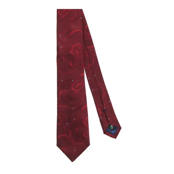 【仕様】全長:約143.0cm、大剣幅:約8.0cm【色】レッド系【柄】ペイズリー【ブランド】HILTON【素材】シルク:100%【サイズ】6