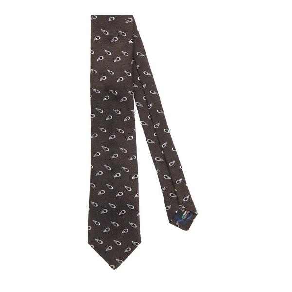 【仕様】全長:約143.0cm、大剣幅:約8.0cm【色】ブラウン系【柄】ペイズリー【ブランド】HILTON【素材】シルク:100%【サイズ】4