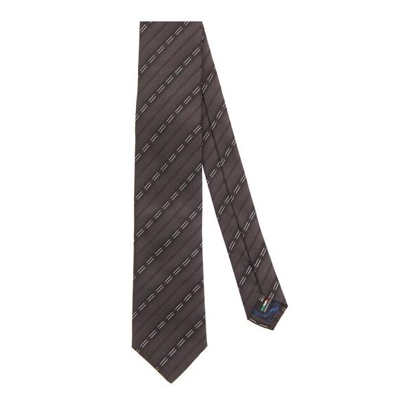 【仕様】全長:約143cm、大剣幅:約8cm【色】グレー系【柄】ストライプ【ブランド】HILTON【素材】シルク:100%【サイズ】9