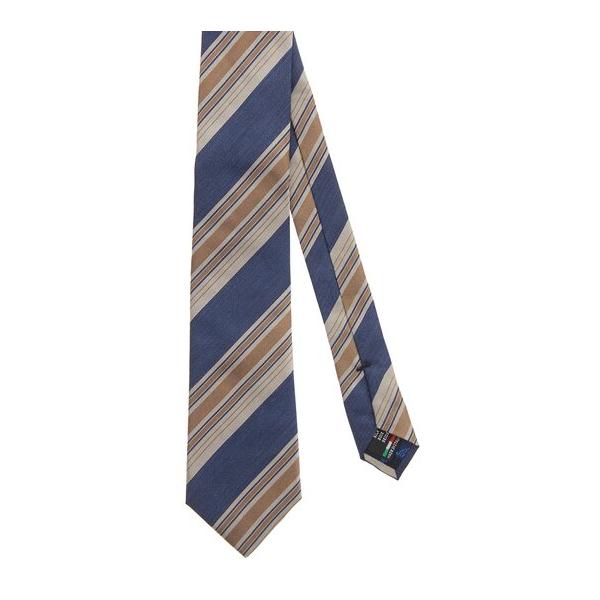 【仕様】全長:約143cm、大剣幅:約8cm【色】ベージュ系【柄】ストライプ【ブランド】HILTON【素材】シルク:100%【サイズ】9