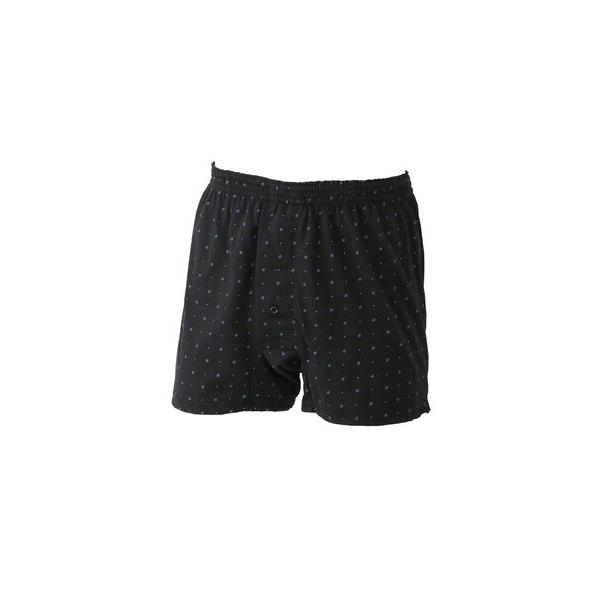 【仕様】トランクス、ハンモックサポーター、前開き(ボタンあり)【色】ブラック系【柄】小紋【機能】抗菌・防臭【ブランド】The Under Wear【着用シーズン】オールシーズン【素材】本体、ポリエステル:65%、綿:35%、サポーター部分、...