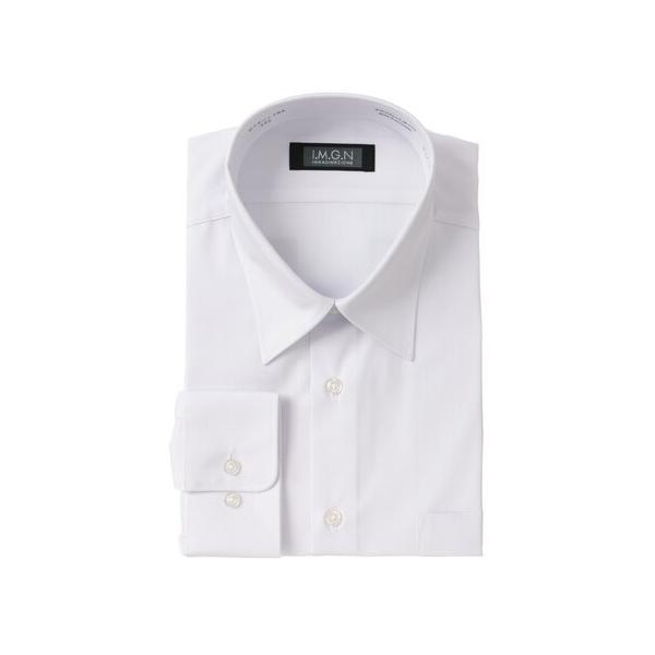 【仕様】長袖、レギュラーカラー【色】ホワイト系【柄】無地【機能】スーパーイージーアイロン、防汚加工【ブランド】I.M.G.N【着用シーズン】オールシーズン【素材】ポリエステル:65%、綿:35%【サイズ】140cm、145cm、150cm、...