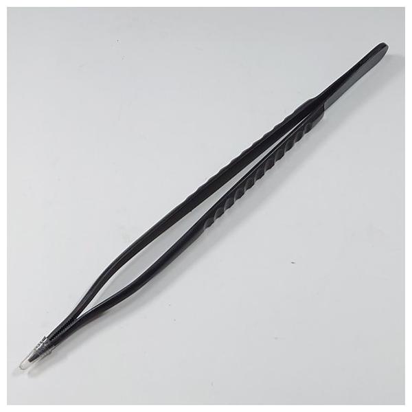 【商品説明】　　兼進　ステンレスピンセット 240mm　No.64HJ　　盆栽職人さんに依頼され、作成したピンセットです。　　外科医用の盆栽 ピンセットを変形させました。　　真ん中が空いていることによって、掴もうとすると途中で止まります。　...