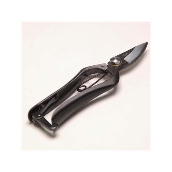 全長　→　190mm刃渡り　→　50mm隆光印　庭園芽切鋏（剪定鋏）　新潟県三条市 (有)平 木鋏製作所 の伝統工芸士 平氏が打った鋏です。庭木の剪定に使用されます。盆栽では枝切、粗切、根切などに良く使用されます。