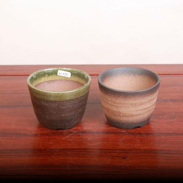 萬古焼鉢　丸鉢 　　 鉢径：約9cm　高さ：約6.5cm＊数量物の為、若干の色の違い(色むら)があります。 