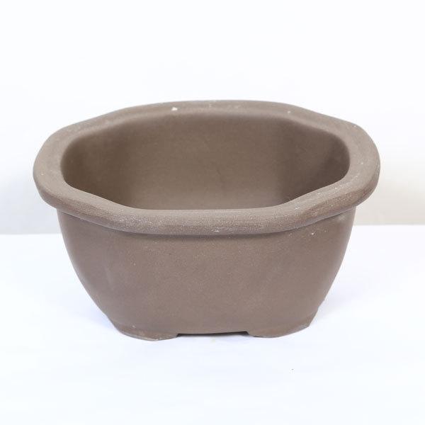 商品説明　国産土物モッコ鉢　5号　17cm　＊数量物の為、若干の色の違いや色むらがあります。サイズ　鉢幅：17cm 　奥行：13.7cm　高さ：8.5cm  納期：配達ご希望日時のご指定ができます。お急ぎの場合は午前中までにご注文の場合、即...