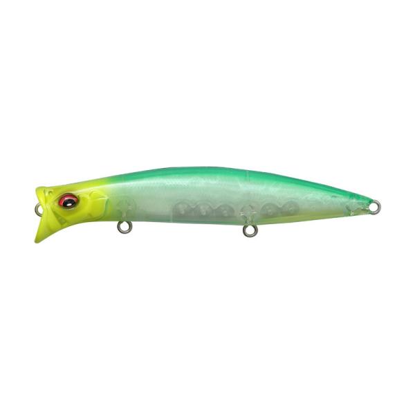 革命児、来たる。WAKE BAIT RevolutionKIRINJI 120は、ITO独自のハイドロダイナミクス「4 INTAKE 4 OUT」構造（PAT.P）を搭載したスペシャルウェイクベイト。水流加圧を増大させた大型ウォータースルー...