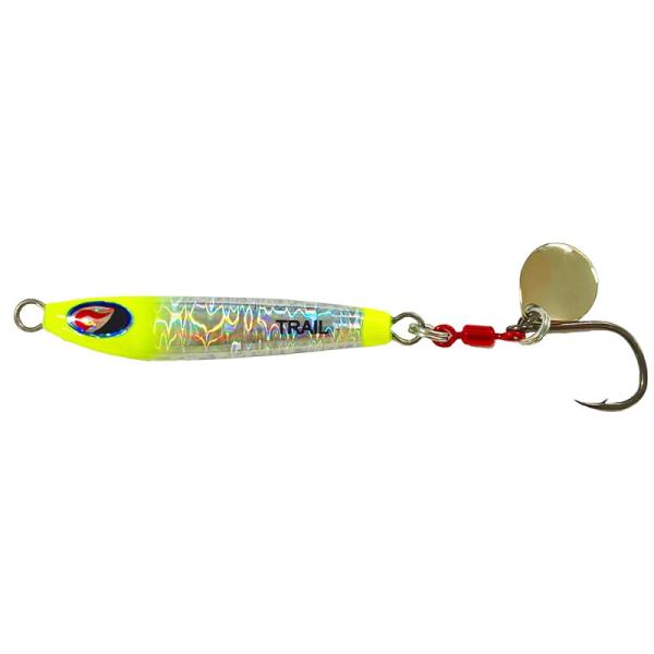 “タダ巻き特化”のブレードジグスローな展開から早巻きまで姿勢を崩すことなく泳ぎ切る！ブレードの抵抗をものともしないキャスト飛距離、フォール速度を備えるボディー形状。ジグ後方部には、メインターゲットの一つでもあるサワラに対し丸?みによるライン...