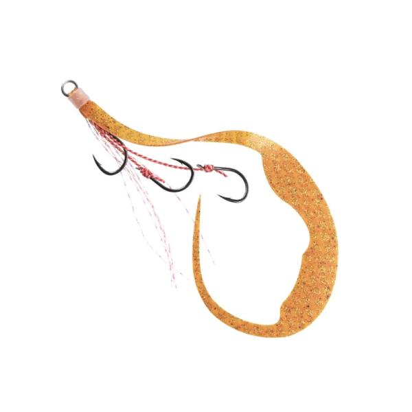 スレた真鯛にも猛烈アピール！マジで釣れるマジカーリー2023年9月頃頃発売予定START初のビッグカーリーネクタイを使用したトリプルフックの替ユニットです。低速巻きから高速巻きまであらゆるスピードにも対応し、その場その場での真鯛の反応を見つ...