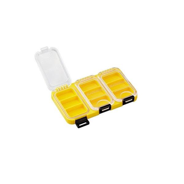 スタッフケースがリニューアル●スタッフケースは1、2、3コマ仕切りの6アイテム●針や小物などの収納に便利な仕切り付●防水性のあるシリコンパッキンを採用●針などを取り出しやすいR形状底●収納物を確認できるクリアー蓋●裏面にもう1個合体できるジ...