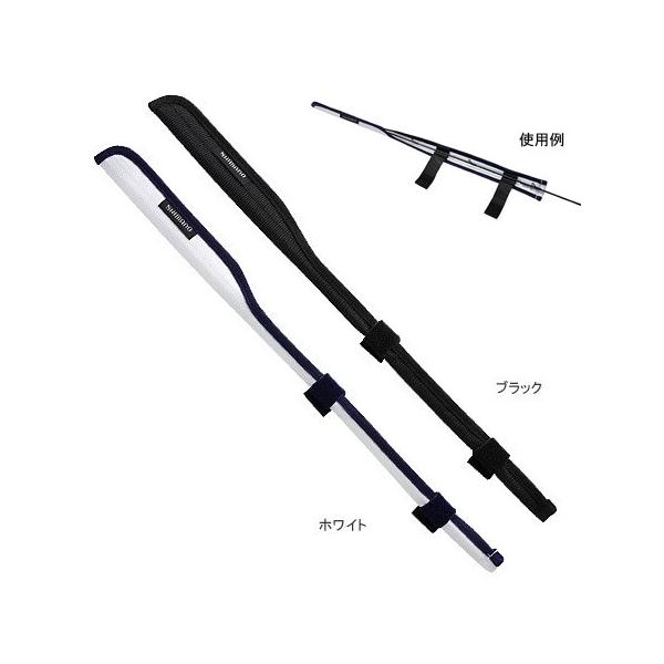 ロッドの穂先を守る軽量トップガード●クッション材＋保形材で、衝撃からロッドをガード●面ファスナーベルト2箇所で、ロッドをしっかり固定※クロロプレン部分の上にロッドをのせて、面ファスナーベルトをしっかり巻きつけてください ●素材：ナイロン＋防...