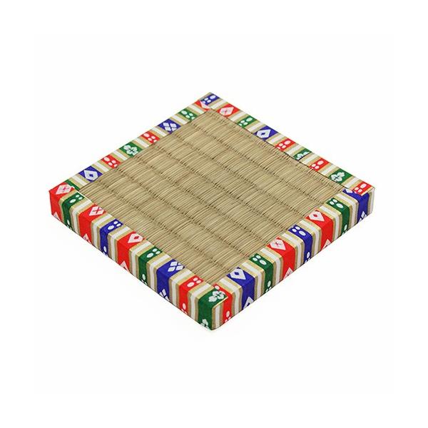 サイズ：横幅10×奥行10×高さ1.8cm素材：い草セット内容:い草生産国：日本