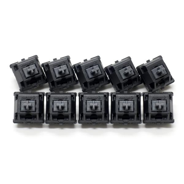 CHERRY MX2Aスイッチ 静音黒軸 10個セット！MX2Aはハウジングやスプリングの形状が刷新され、より安定してスムーズな入力が可能になりました。修理用として持っておくも良し！スイッチを押してストレス発散するも良し！用途に合わせてご自...