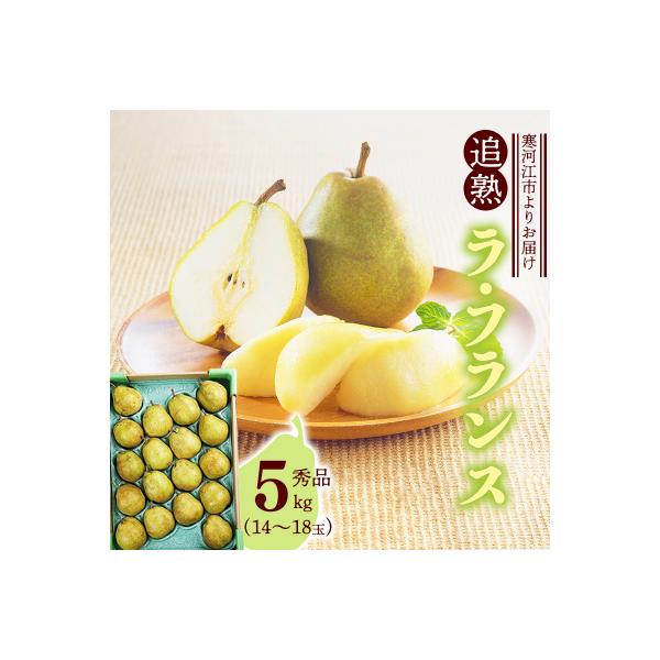 ■お礼品詳細　・内容量：ラ・フランス5kg（14〜18玉）　・産　地：山形県　・賞味期限：出荷日＋7日　・配送方法：通常便■お申し込み・配送・その他　・発送時期：2025-10-25〜2026-01-15　※年末年始は発送までにお時間をいた...