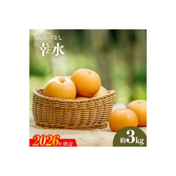 ■お礼品詳細　・事業者：宍戸果樹園　・内容量：約3kg（6〜10玉）特秀品　・賞味期限：発送日+5日程度　※お早目にお召し上がりください　・配送方法：通常便■お申し込み・配送・その他　・発送時期：2026年8月中旬から2026年9月上旬発送...