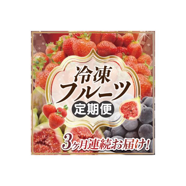 ■お礼品詳細　・内容量：人気の冷凍フルーツを3回お届け　・配送不可地域：配送会社の配送不可地域　・配送方法：冷凍　・のし対応：不可　・賞味期限：加工日より冷凍で1年　・事業者：JAむなかた農産物直売所「ほたるの里」:福岡県宗像市須恵1丁目1...