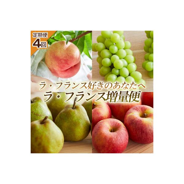 ■お礼品詳細　・配送方法：冷蔵　・事業者名：株式会社森からの恵み　・アレルギー情報：もも/りんご■お申し込み・配送・その他　・発送時期：★ご入金後、翌月もしくは翌々月以降に記載の商品から全4回お届けいたします★※山形市では仕様上、お礼品発送...