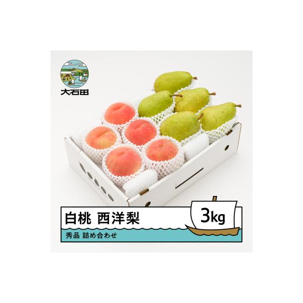 ■お礼品詳細　・内容量：白桃 品種おまかせ 4~7玉 / 西洋梨 品種おまかせ 3~6玉　・消費期限：発送から4日程度 ※お早めにお召し上がりください。　・配送方法：冷蔵　・提供：東根農産センター■お申し込み・配送・その他　・発送時期：9月...