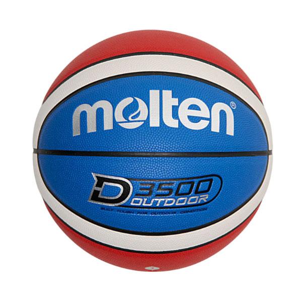 ・メーカー：モルテン　molten・品名：バスケットボール・商品名/品番：D3500　B6D3500-2-C・サイズ：6号球・色：ブルー×レッド×ホワイト・素材：貼り・人工皮革・チューブ素材：ブチル・使用可能環境：屋内、屋外【名入れ・マーク...