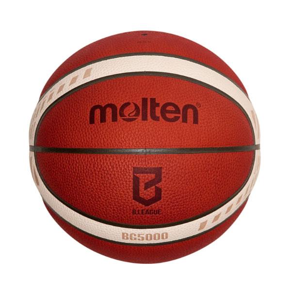 ・メーカー：モルテン　molten・品名：バスケットボール・商品名/品番：BG5000　Bリーグ公式試合球　B7G5000-BL2・サイズ：7号球・直径：約24.5cm・重量：約600g・色：オレンジ×アイボリー・素材：貼り・天然皮革・推奨...