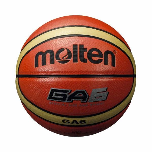 ・メーカー：モルテン　molten・品名：バスケットボール　6号球・商品名/品番：GA6　BGA6・サイズ：屋外用　6号球　一般女子、大学女子、高校女子、中学女子　円周‐約72.4-73.7cm　直径‐約23.2ｃｍ・色：オレンジ・素材：貼...