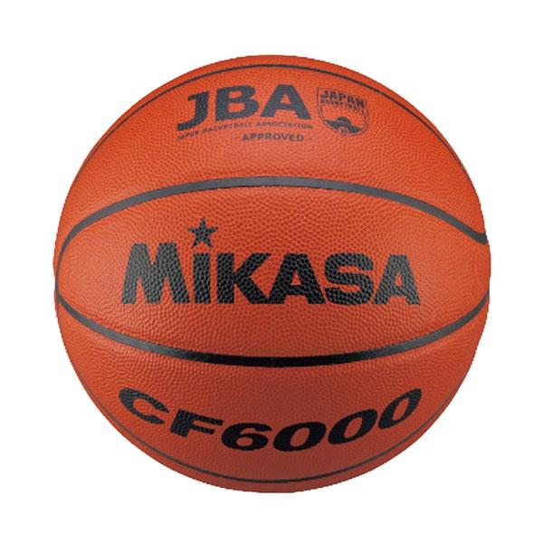 国民体育大会全国高等学校総合体育大会全国中学校体育大会公式試合球・メーカー：ミカサ　mikasa・品名：バスケットボール　6号球・商品名/品番：CF6000・サイズ：6号球　一般女子、大学女子、高校女子、中学女子・色：ブラウン・材質：特殊天...