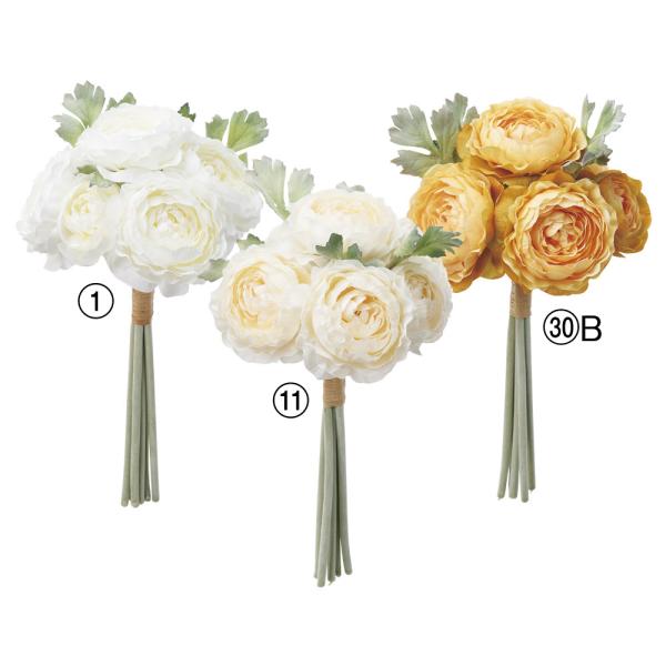 【商品仕様】(素材)全長29cm 幅20cm 花径7~9cm (ポリエステル・ポリエチレン)花径9cmのお花4本と花径7cmのお花6本束のブーケです。( allp5 )(10_dras)( 15_asoh )( elsprng )( spr...