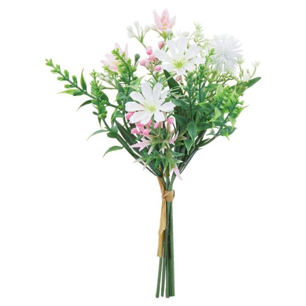 【商品仕様】(素材)全長21幅12(ポリエステル・ポリエチレン)※単位はcmです( asc2025 )( allp5 )( 15asoh )( 15_asoh )( allp5 )( bqet ) 白 ホワイト ピンク グリーン 花束 ブー...