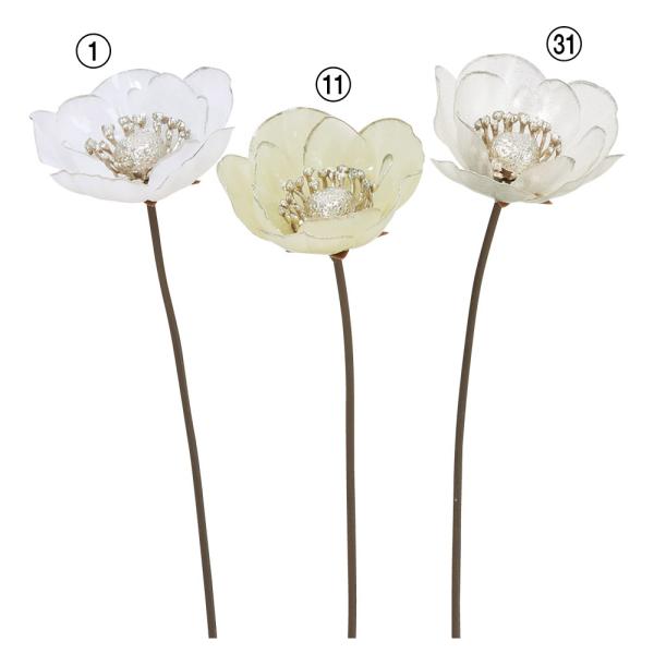 【商品仕様】(素材)全長15 花径5 (PET・ポリエチレン)※単位はセンチ(2024AWasc)( csge )( elsprng )( sprngflw )( 15_asoh )( clrflw )( allp5 ) ボタンイチゲ 牡丹...