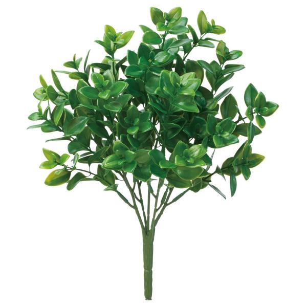 【商品仕様】(素材)※表記サイズの単位はcmです全長28　横幅23　(ポリエチレン)( asc2026 )( allp5 )( 15asoh ) リーフブッシュ 葉もの グリーン 枝葉 インテリア フェイク パーツ インテリアフラワー フェ...