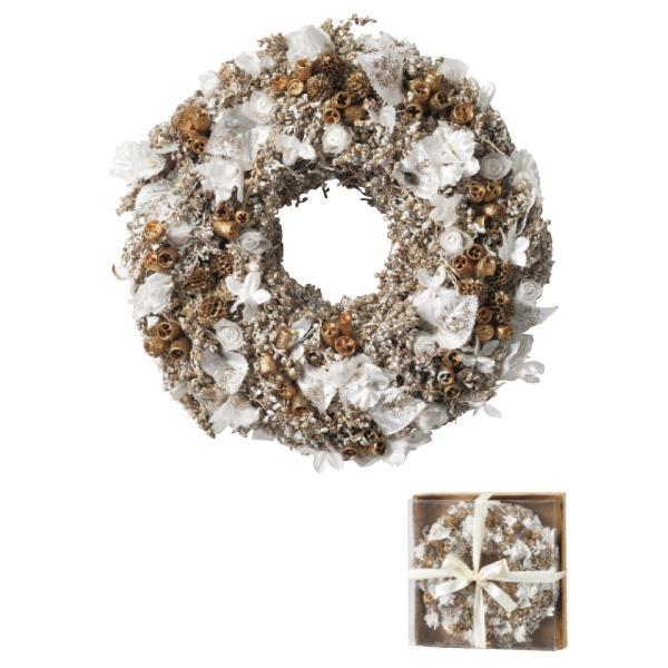 【商品サイズ】(素材)直径22 全高22 幅22 奥行7.5 (自然素材・ポリエステル・スチロール)※単位はセンチ※自然素材を使用した商品の特性上、パーツの取れ等が発生する場合がございます。また、手作りのためサイズ・色合い等、個体差がござい...